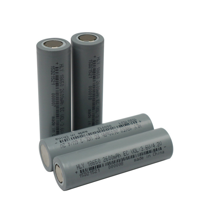 3.6 Volt Li Ion High Power Lithium 2600mah 18650 Batteries For Energy ...